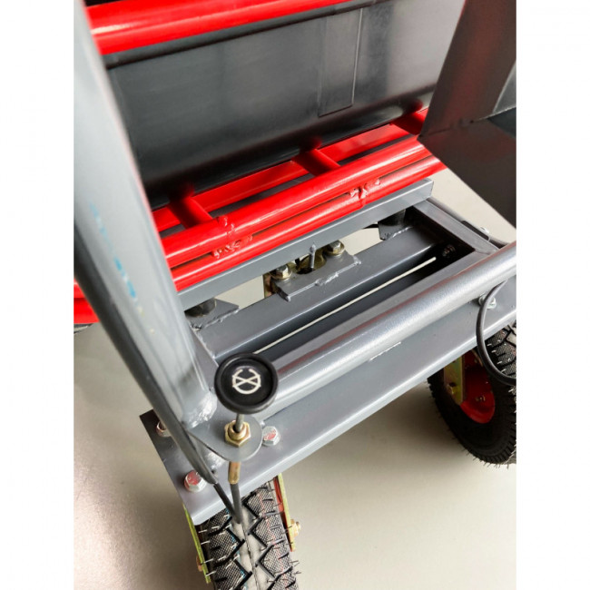 Brouette électrique 400W - Capacité 300 kg - Pente max. 12° : Devis sur ...