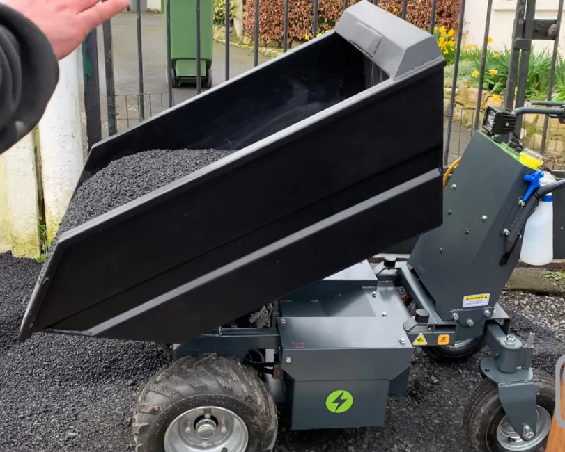 Brouette électrique sur roue pour enrobé 500 kg : Devis sur Techni ...