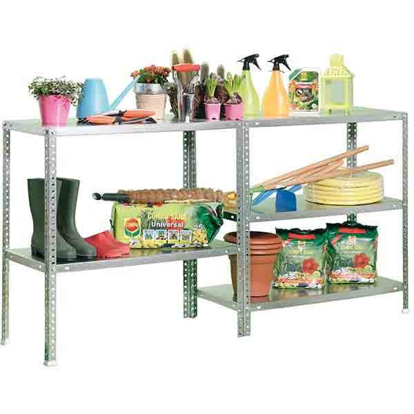 Rayonnage métallique léger 5 plateaux : Commandez sur Techni-Contact ...