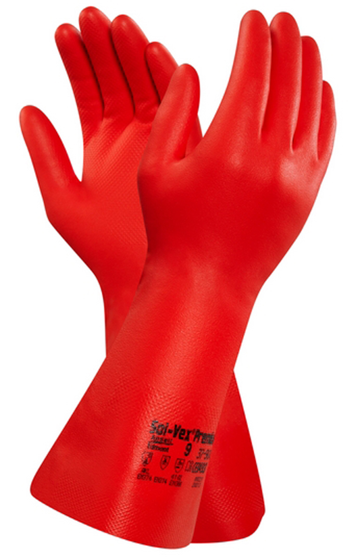 Gant de protection chimique nitrile sur suédé : Commandez sur Techni ...