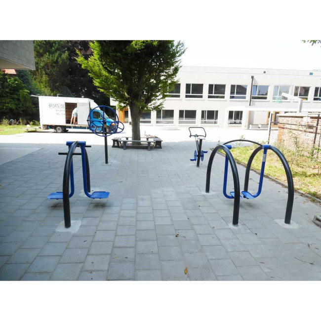 Marcheur pour fitness extérieur - Structure acier - L.1,82 x l.1.2 x H ...