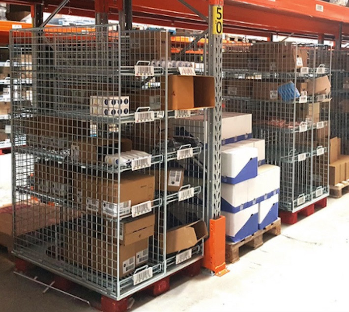 Rack de stockage avec étagères coulissantes : Devis sur Techni-Contact ...