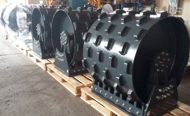 Roue de compactage pour pelles 2 à 50 tonnes : Devis sur Techni-Contact ...