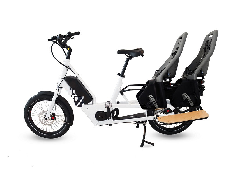 Vélo cargo électrique compact : Devis sur Techni-Contact - Biporteur familial