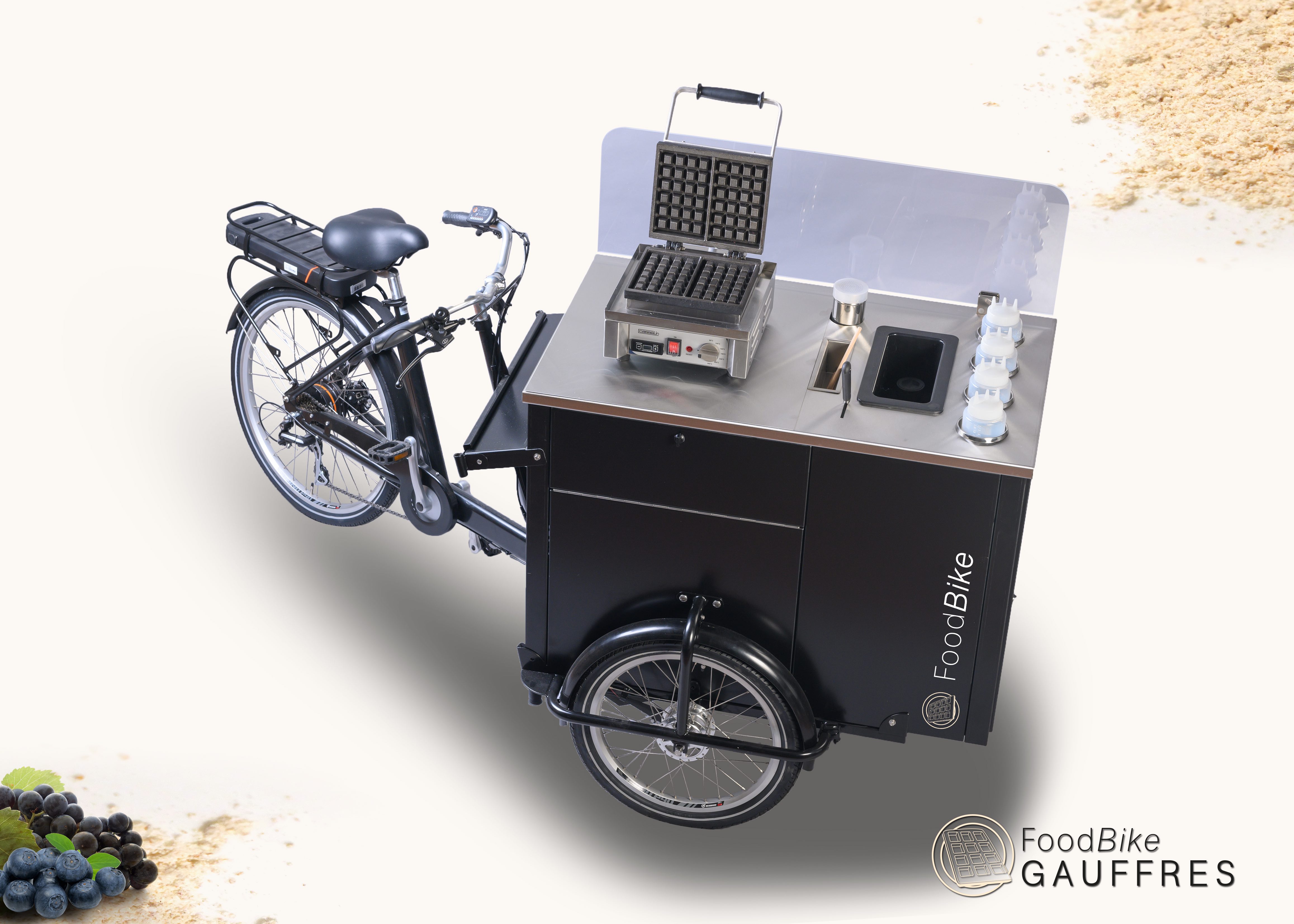 Vélo Food Bike Gaufre : Devis sur Techni-Contact - Triporteur crêpes