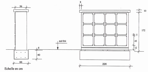 Columbarium geometrique 12 cases - Columbarium avec couventine - Techni ...