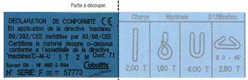 Estrope synthétique 3 T à gaine renforcée : Commandez sur Techni ...